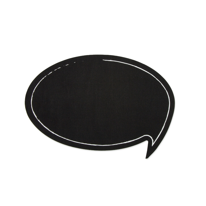 Tafelstoff Sticker Sprechblase 15669 » Für Ihr Gewerbe