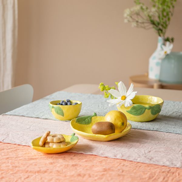porcelain bowl Lemon, deco bowl 23564 » For your Business